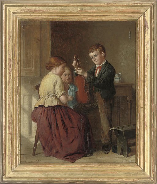 William Hemsley (1819-1893) , Out of tune | Christie's