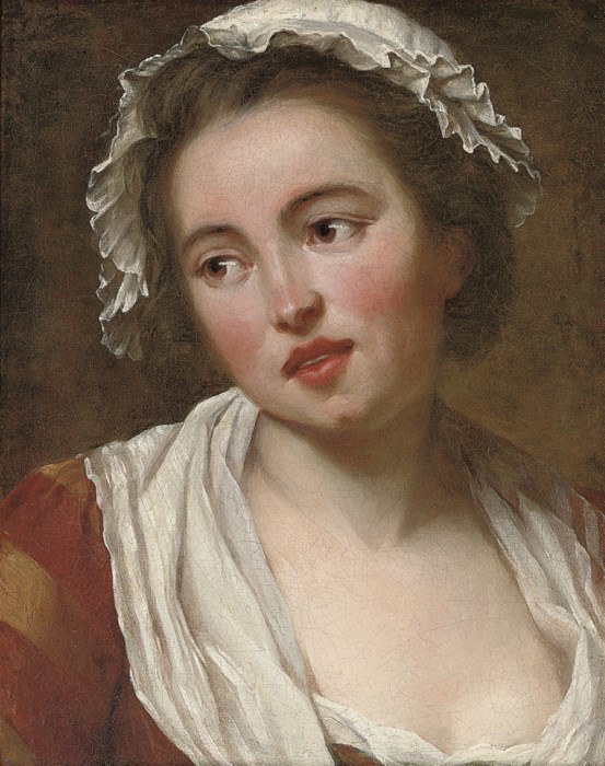 Jean-François-Gilles Colson (Dijon 1733-1803 Paris) , A maidservant ...