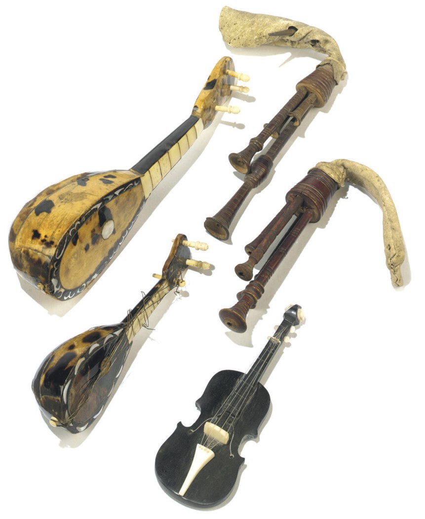 A group of Neapolitan musical instruments , 19TH CENTURY | Christie's