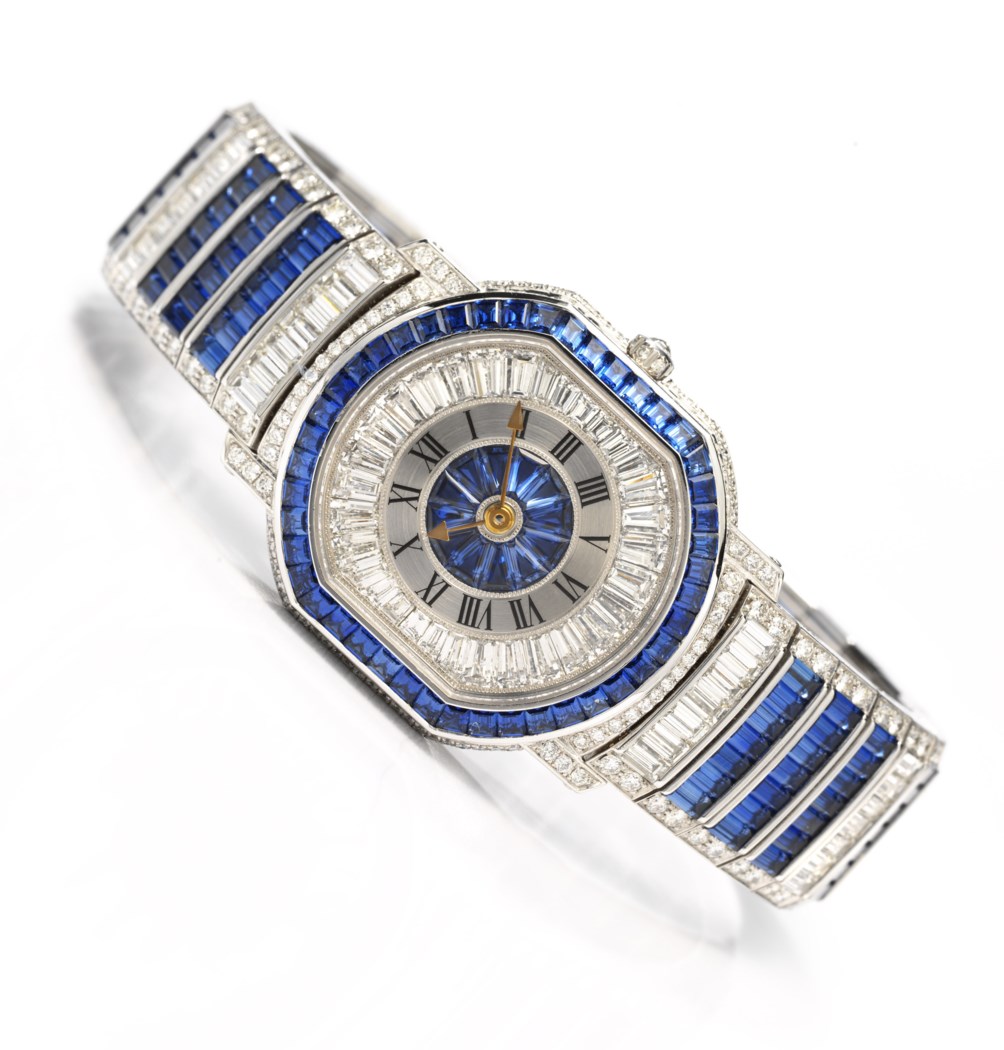 DANIEL ROTH, NUMERO 1 SPECTACULAR AND VERY RARE, 18K WHITE GOLD ...