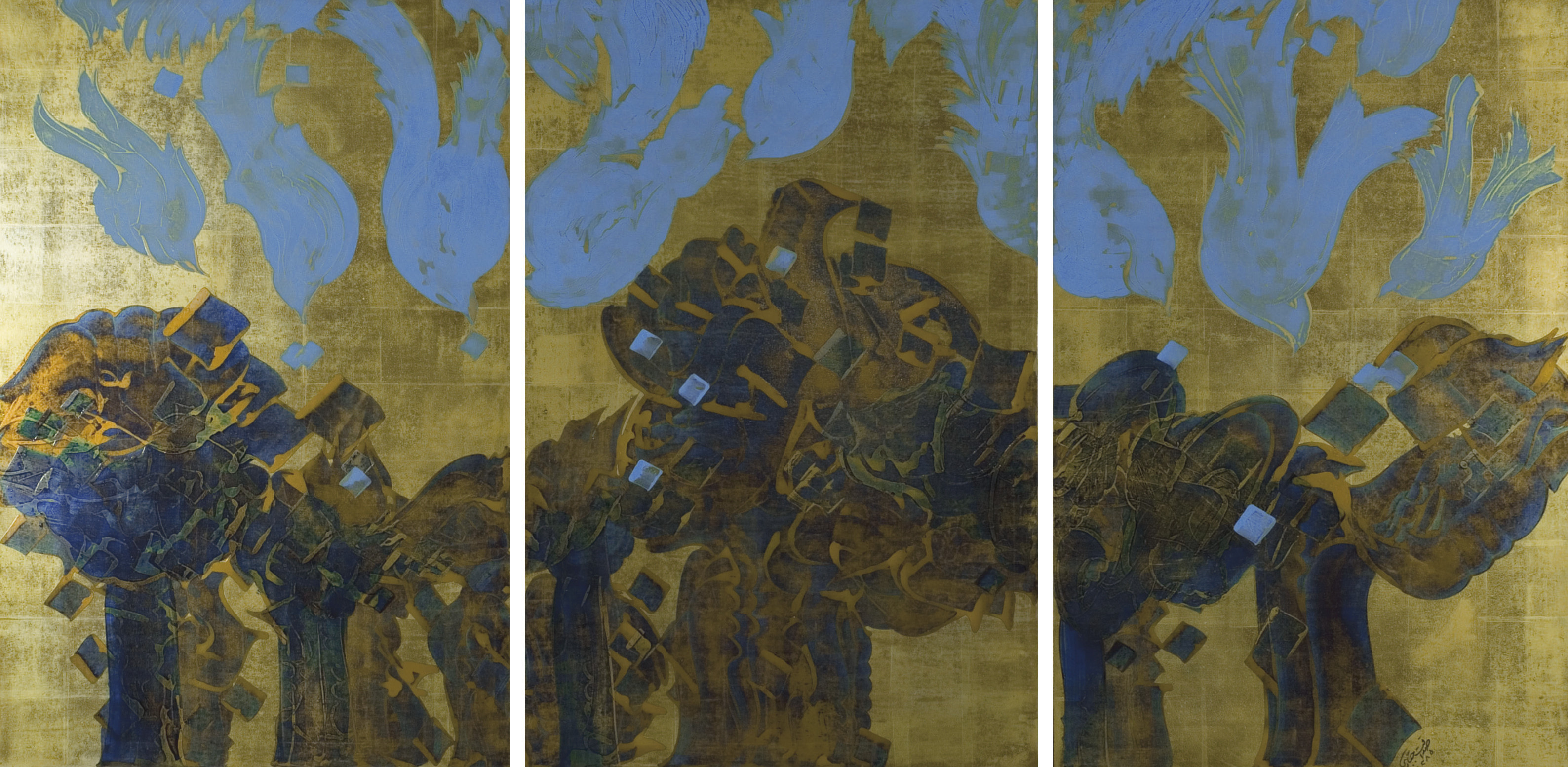 Mohammed Ehsai (Iranian, b. 1940) , Loving Whisper | Christie's