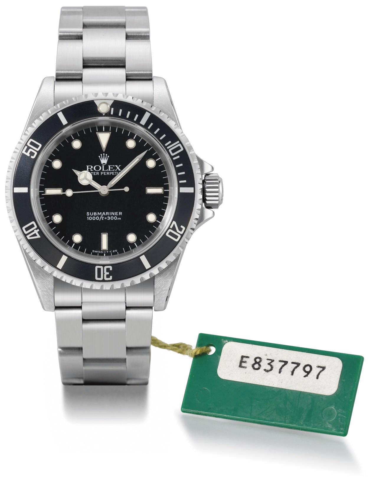 Rolex. A stainless steel self-winding water-resistant wristwatch with ...