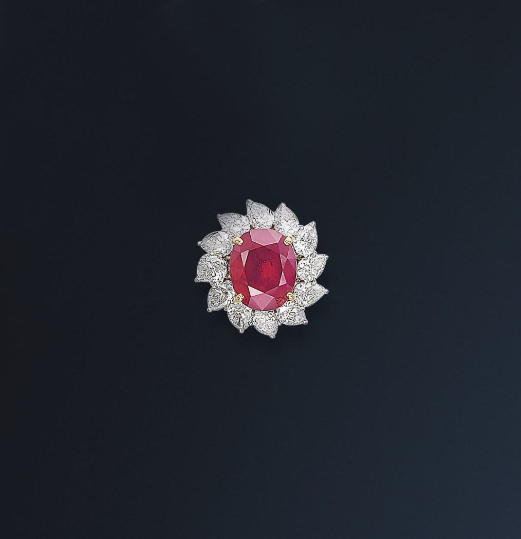 A MAGNIFICENT RUBY AND DIAMOND RING | Christie's