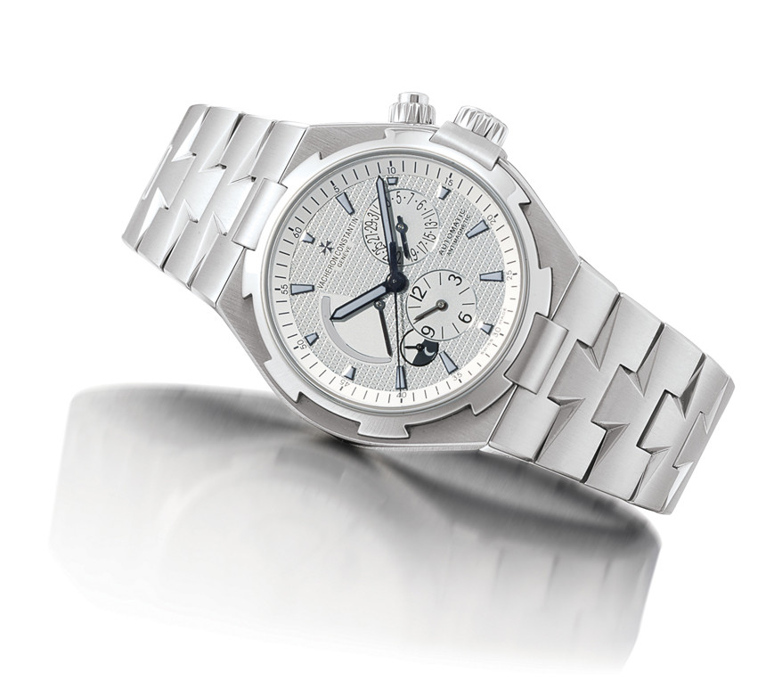 VACHERON CONSTANTIN, "OVERSEAS DUAL TIME" STAINLESS STEEL SELF-WINDING ...