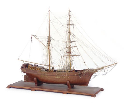 A MODEL OF THE NORWEGIAN MERCHANT BRIG LEON, | Christie's