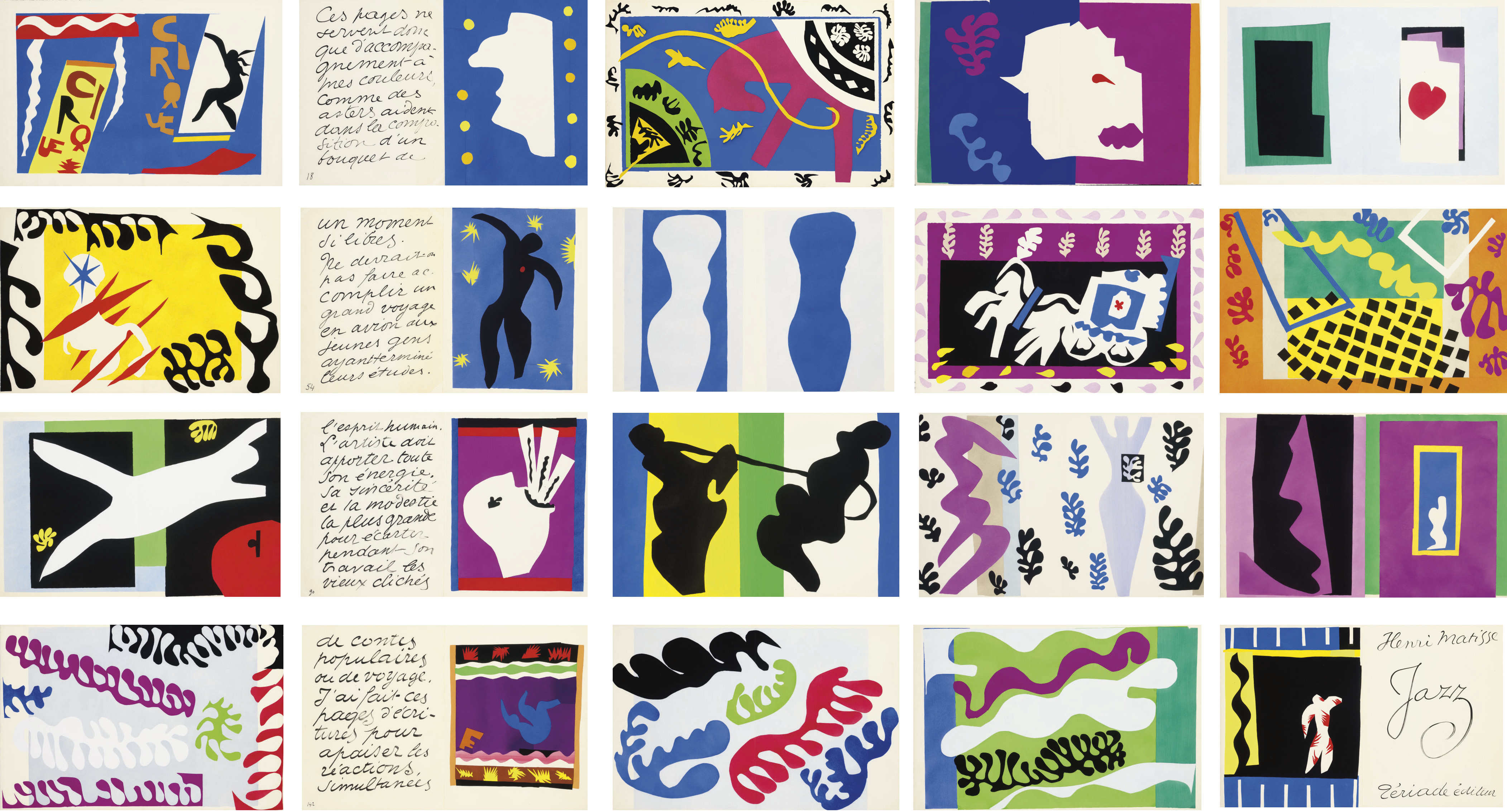 HENRI MATISSE , Jazz , Tériade, Paris, 1947 (D. books 22) | Christie's