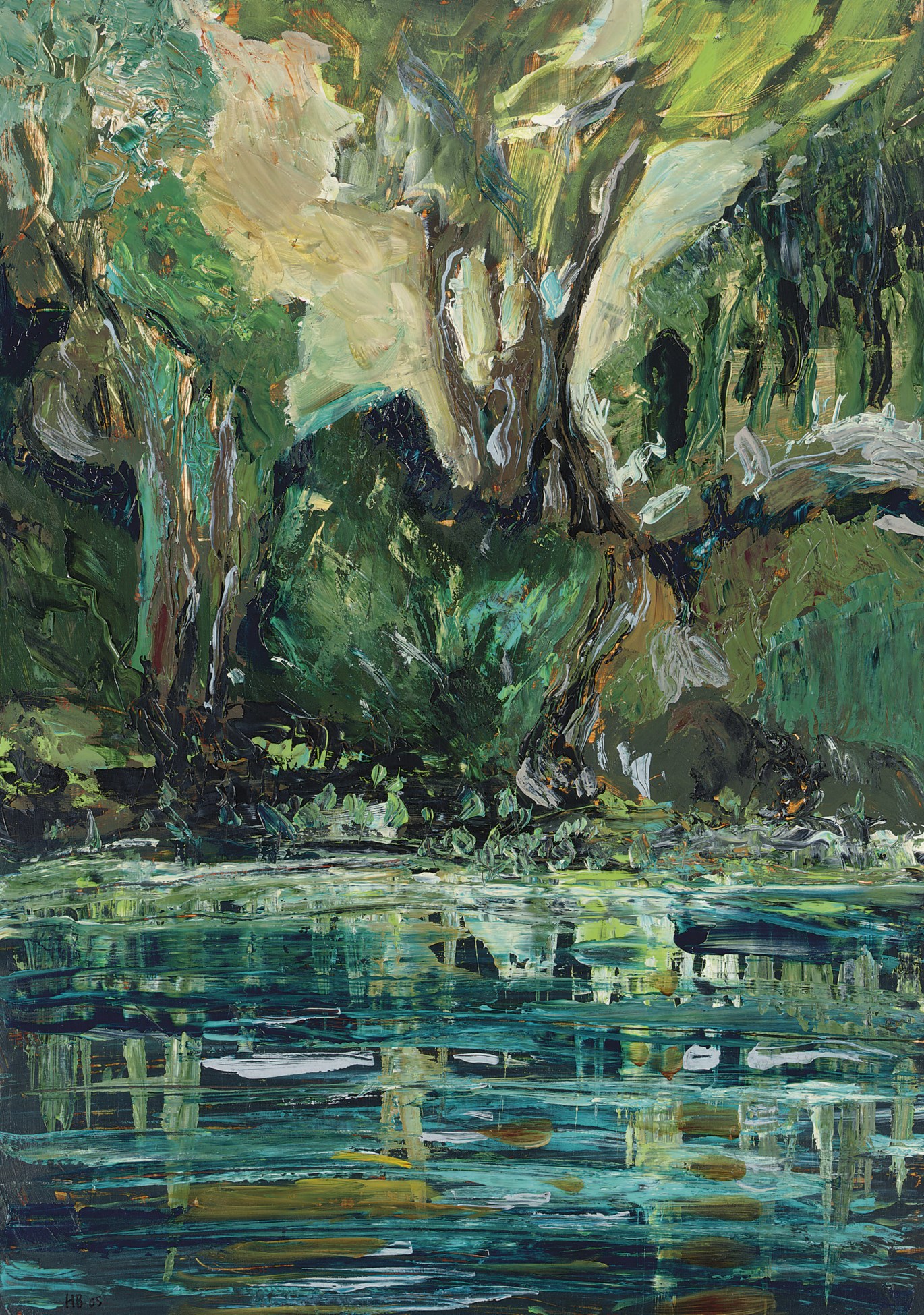 Hernan Bas (b. 1978) , Untitled (Giverny) | Christie's