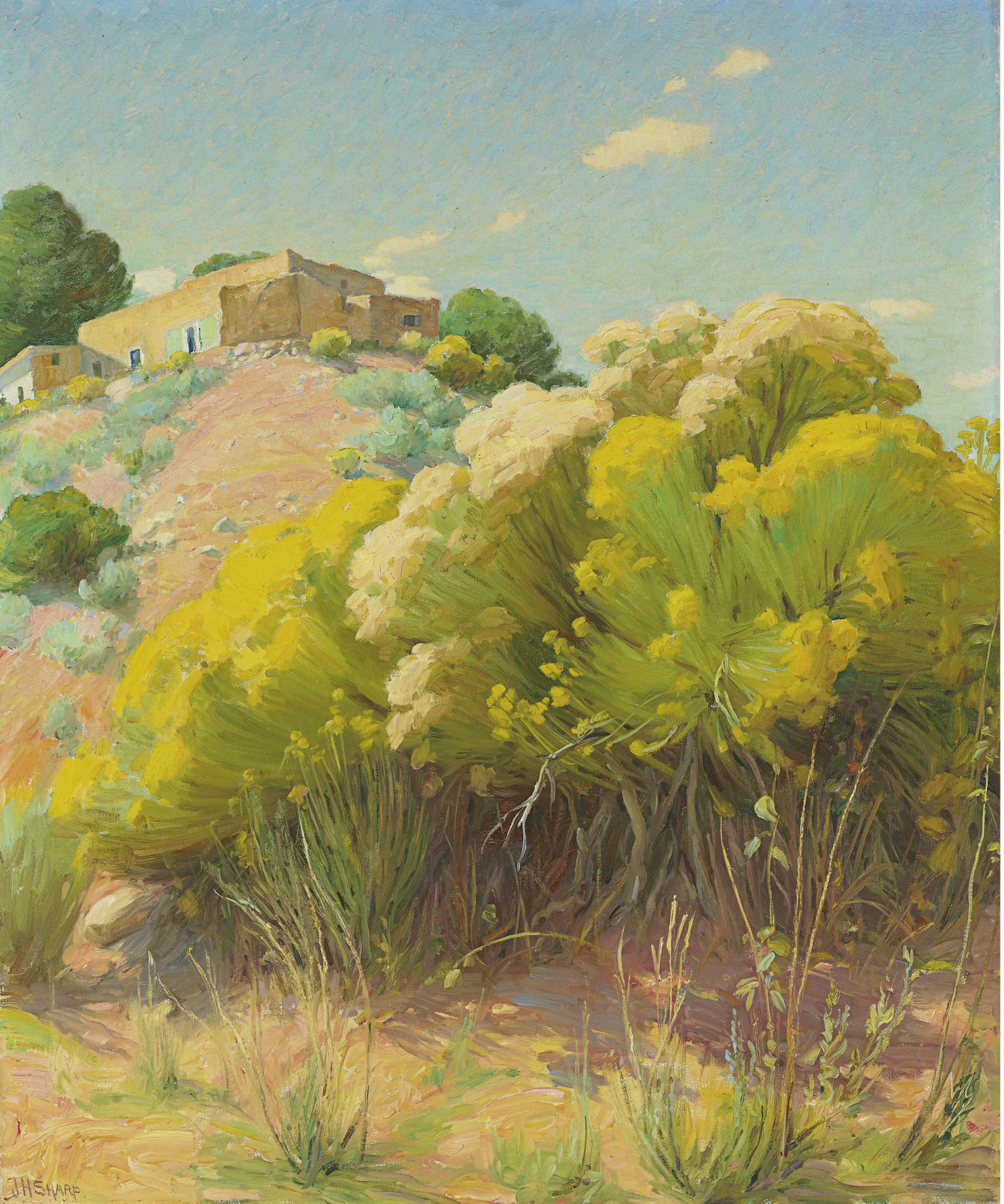 Joseph Henry Sharp (1859-1953) , Taos Studio | Christie's