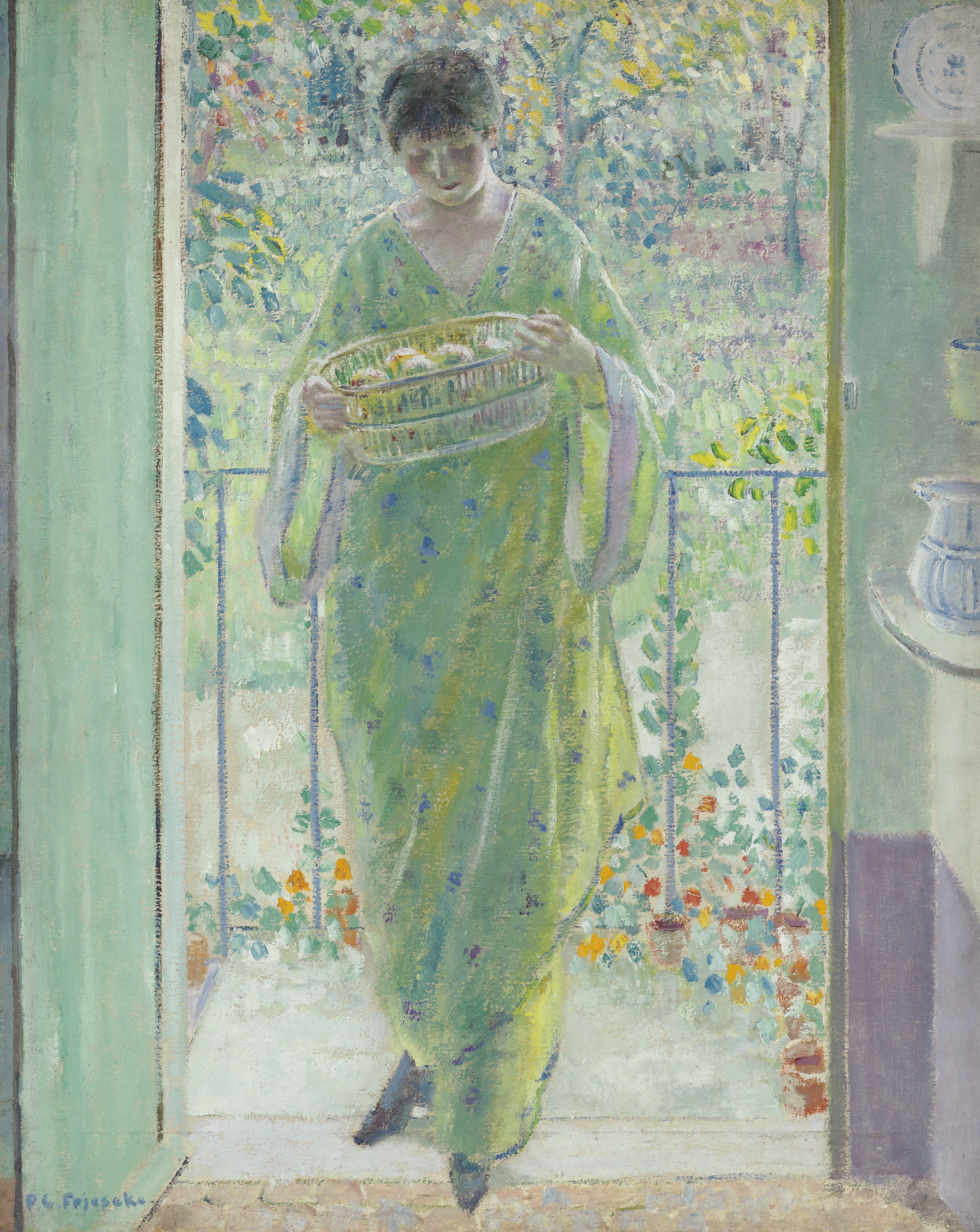 Frederick Carl Frieseke (1874-1939) , The Kitchen Door | Christie's