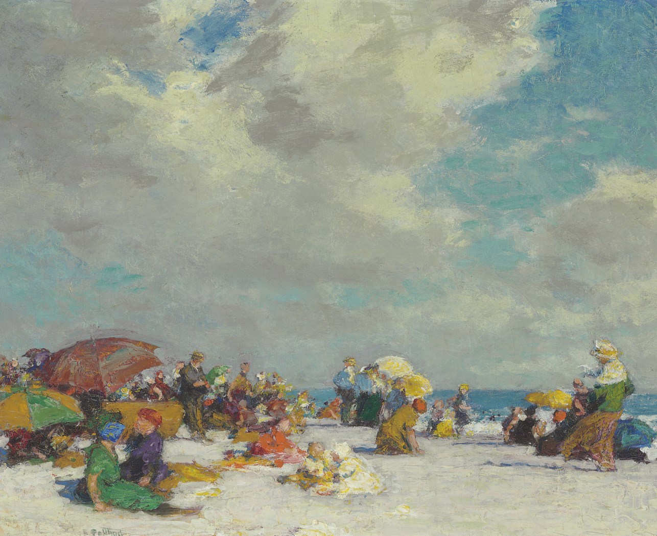 Edward Henry Potthast (1857-1927) , A Summer Afternoon | Christie's