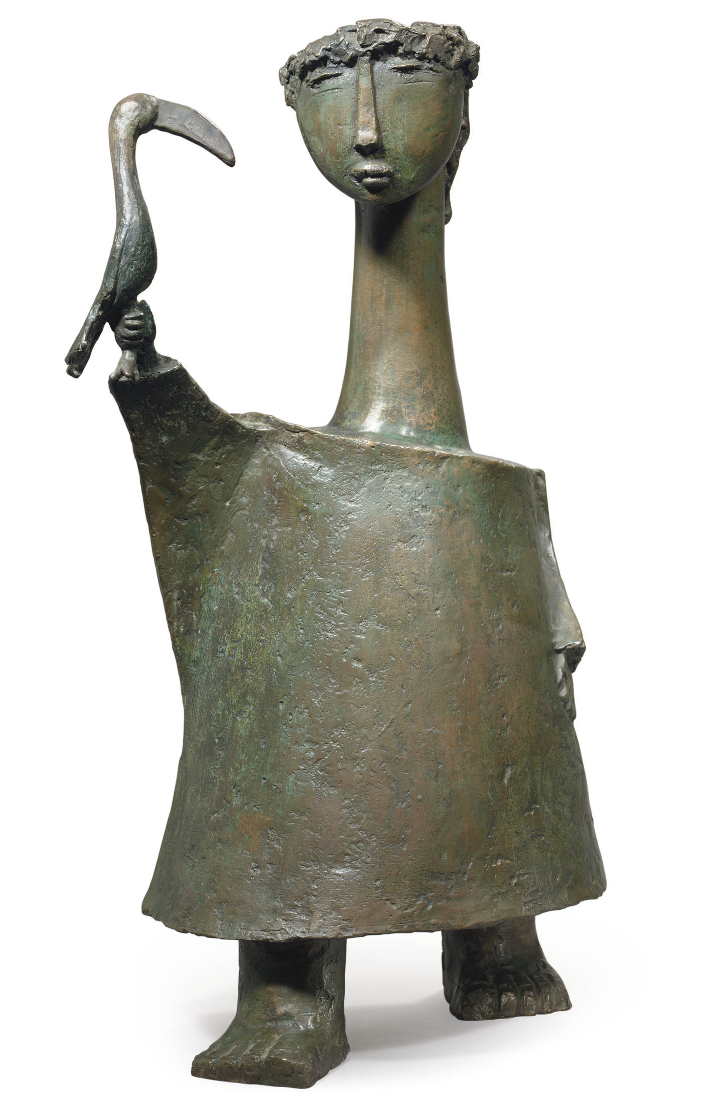 Angel Botello (Puerto Rican 1913-1986) , Niña con tucán | Christie's