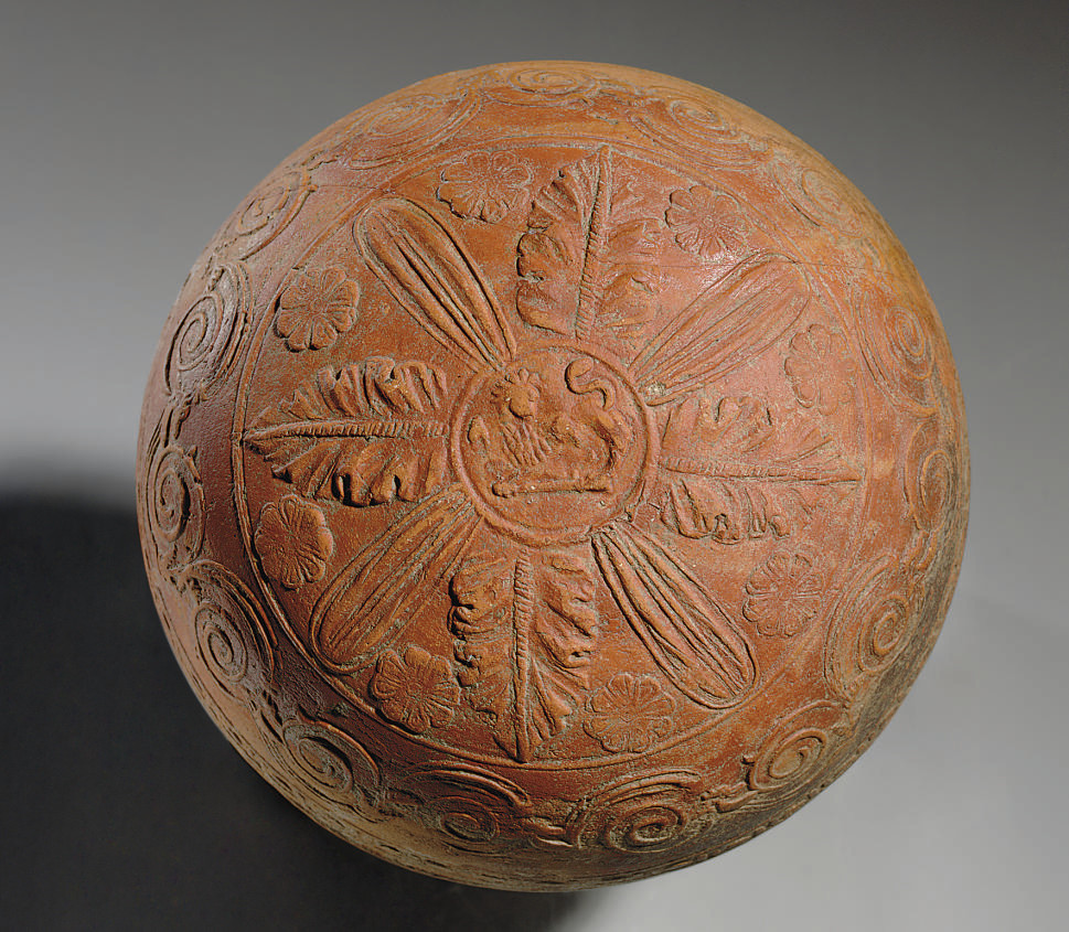 AN ITALO-MEGARIAN WARE POTTERY BOWL