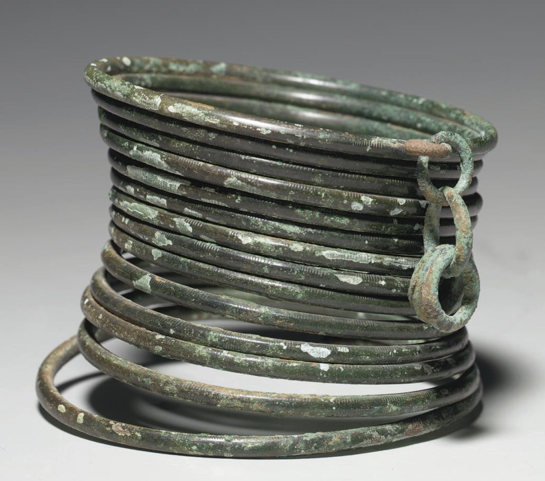 A VILLANOVAN BRONZE ARMLET , CIRCA 8TH CENTURY B.C. | Christie's
