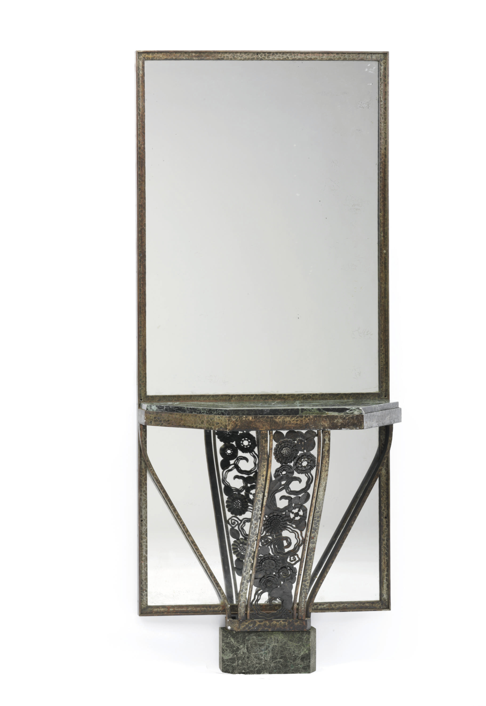 ARCHIBALD KNOX (1864-1933) , 'THE MAGNUS' AN ENAMELED SILVER TABLE ...