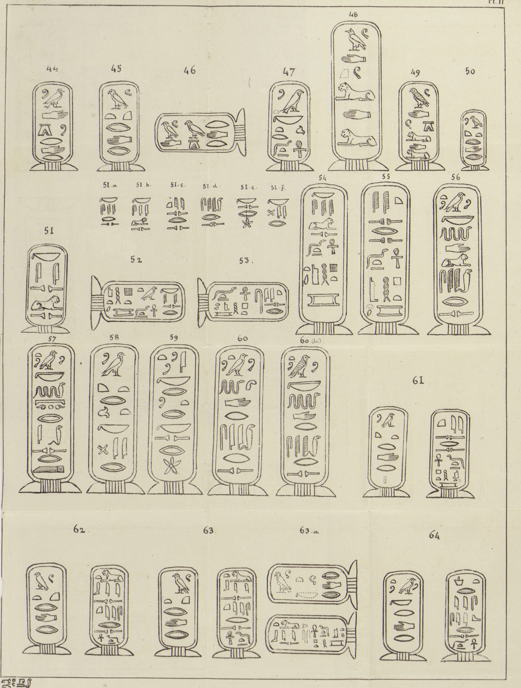 CHAMPOLLION, Jean-François (1792-1832). Lettre à M. Dacier ... relative ...