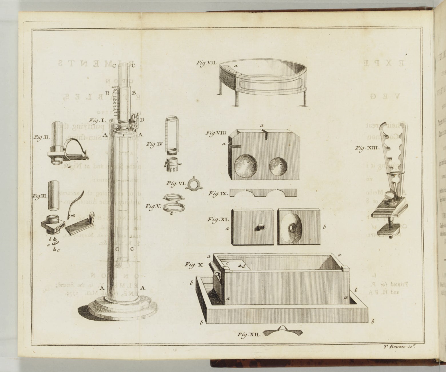 INGEN-HOUSZ, Jan (1730-1799). Experiments upon Vegetables, discovering ...