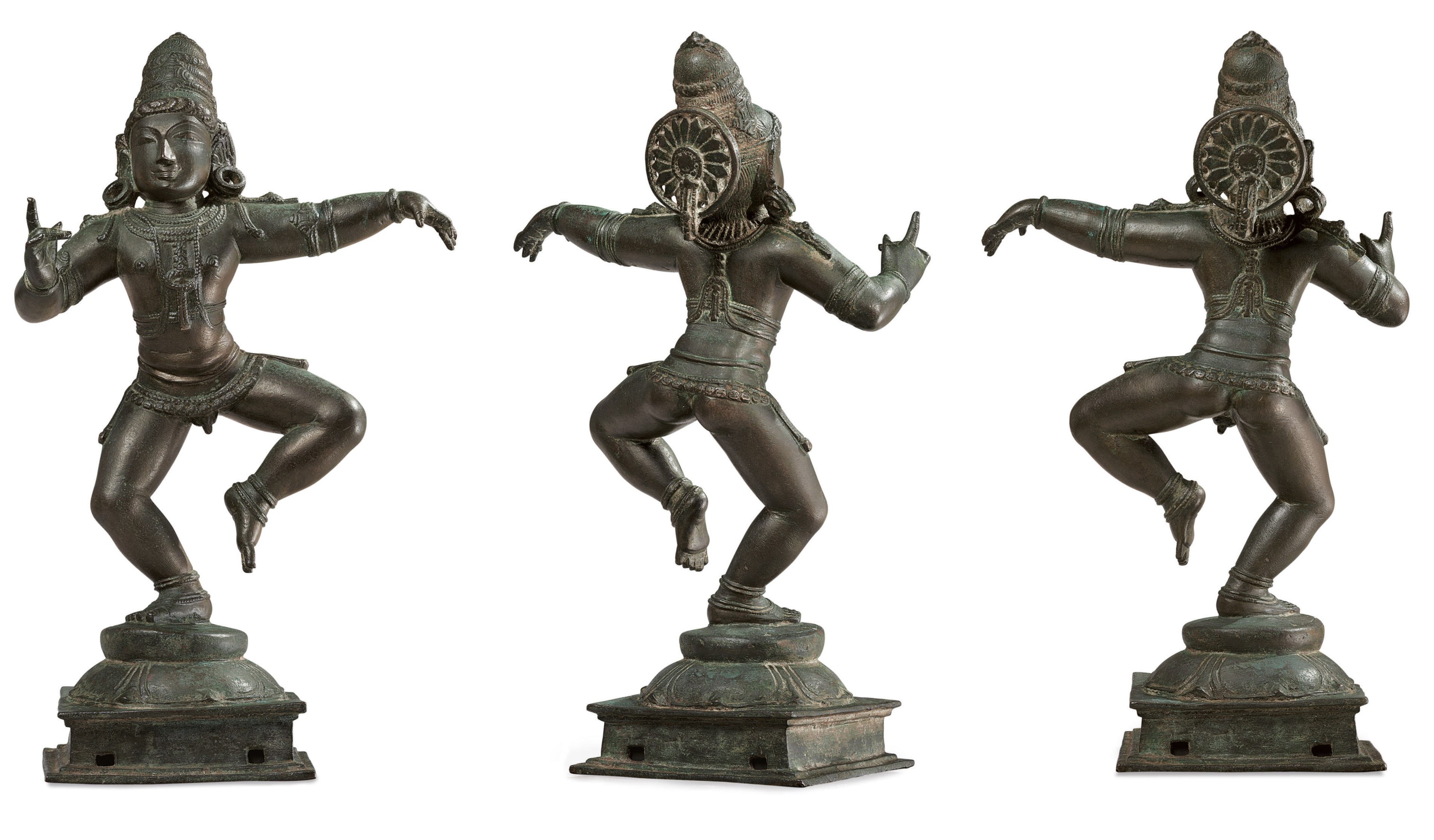 A bronze figure of Sambandar , SOUTH INDIA, CHOLA PERIOD, 13TH CENTURY ...