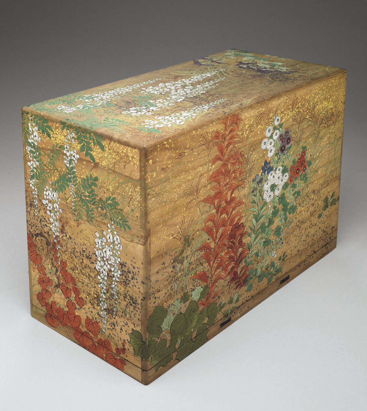 A Painted Wood Inro Box (Inro dansu)