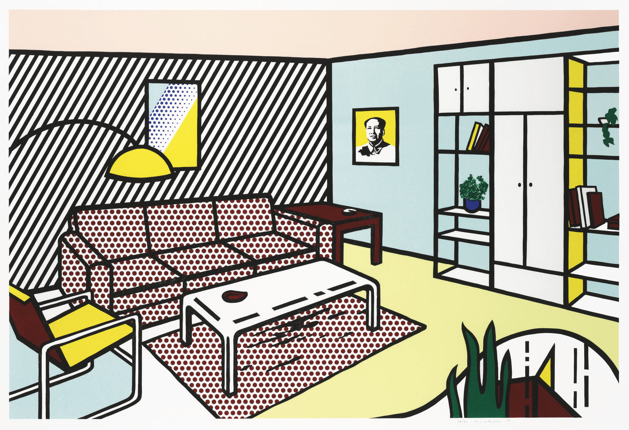 ROY LICHTENSTEIN , Modern Room, from Interior Series (C. 252) | Christie's