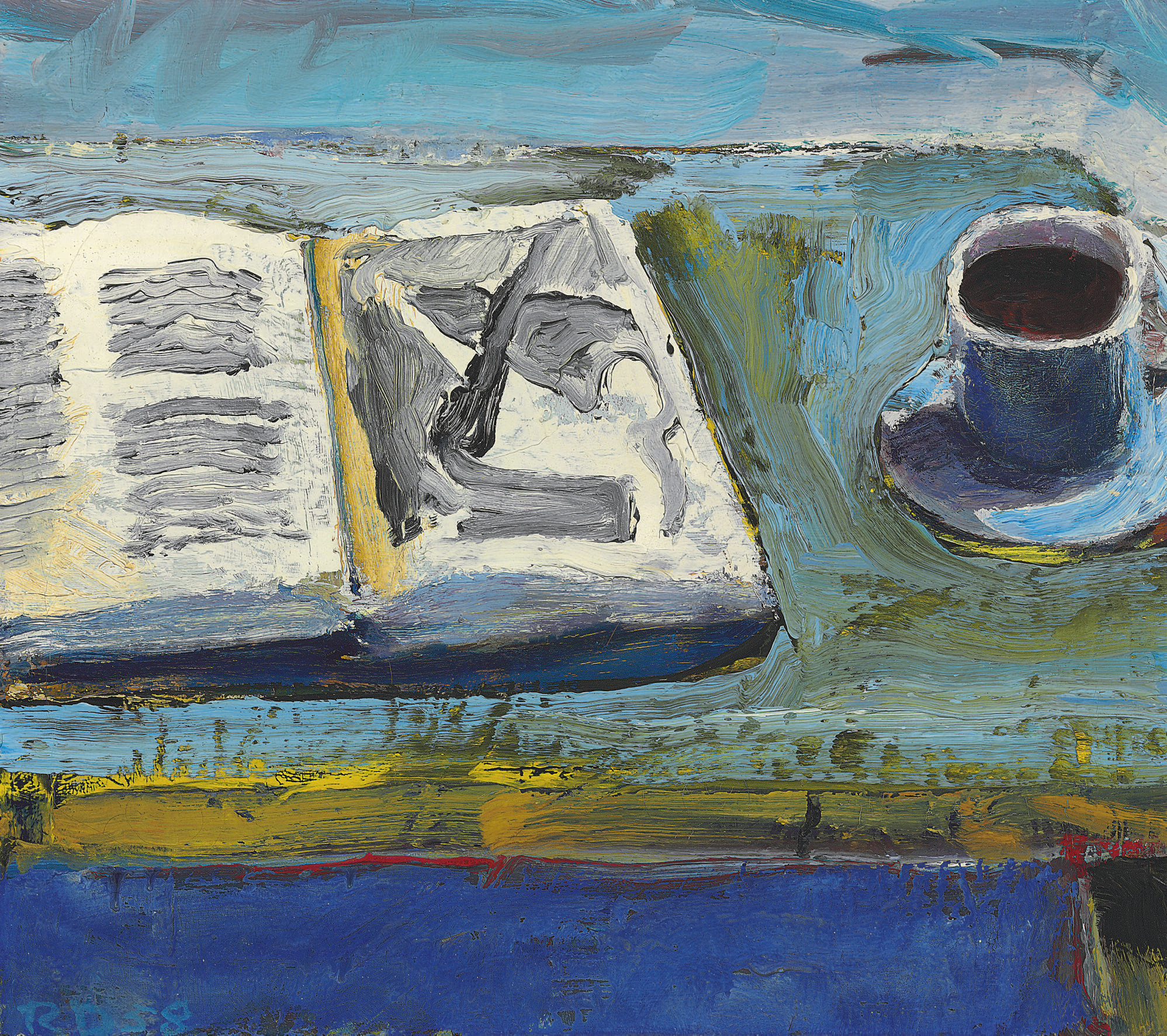 Richard Diebenkorn (1922-1993) , Still Life with Book | Christie's