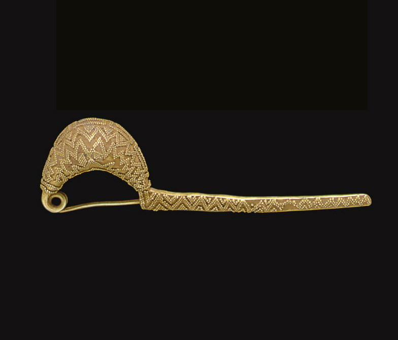 A GREEK GOLD FINGER RING