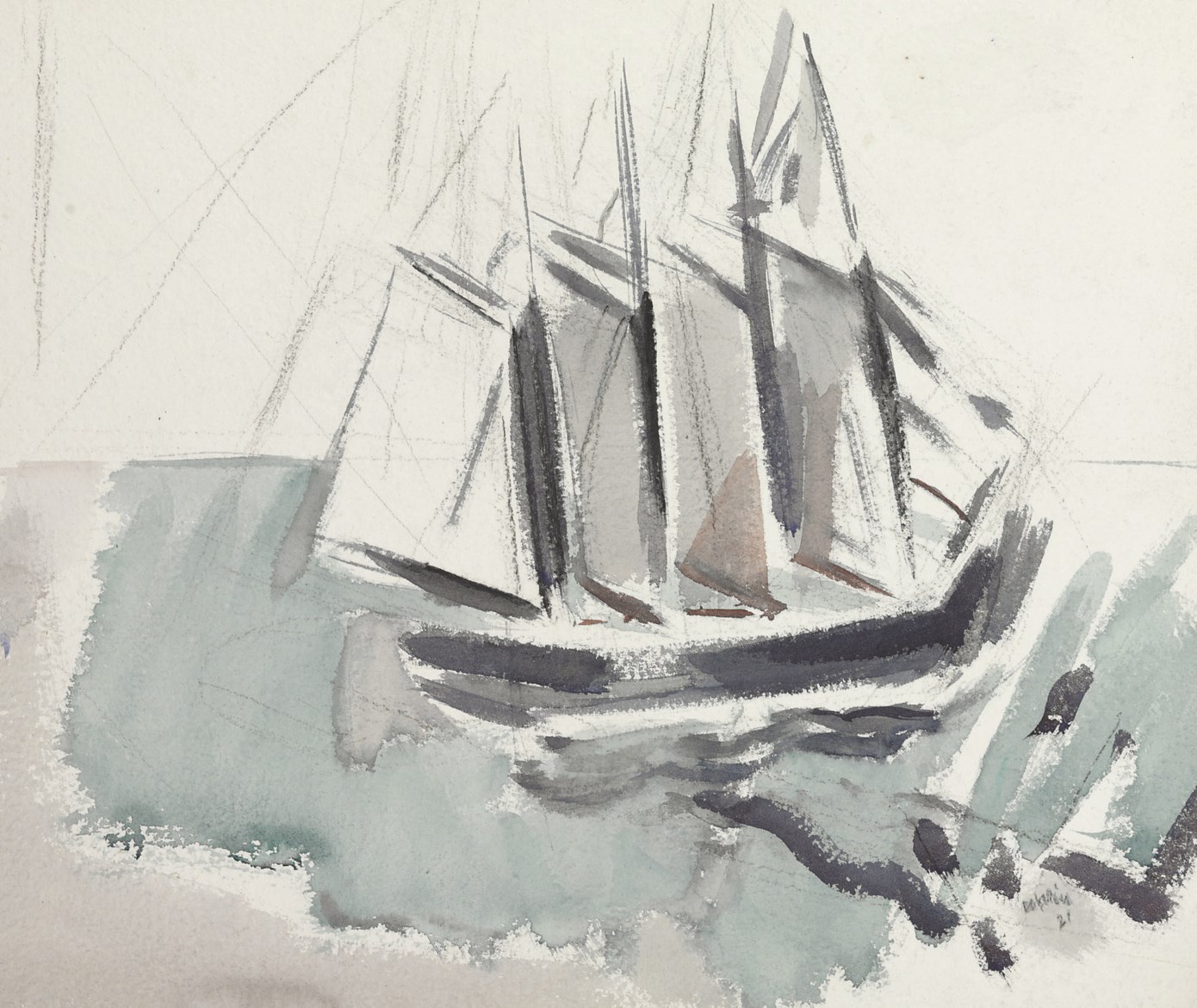 John Marin (1870-1953) , The Four Master | Christie's