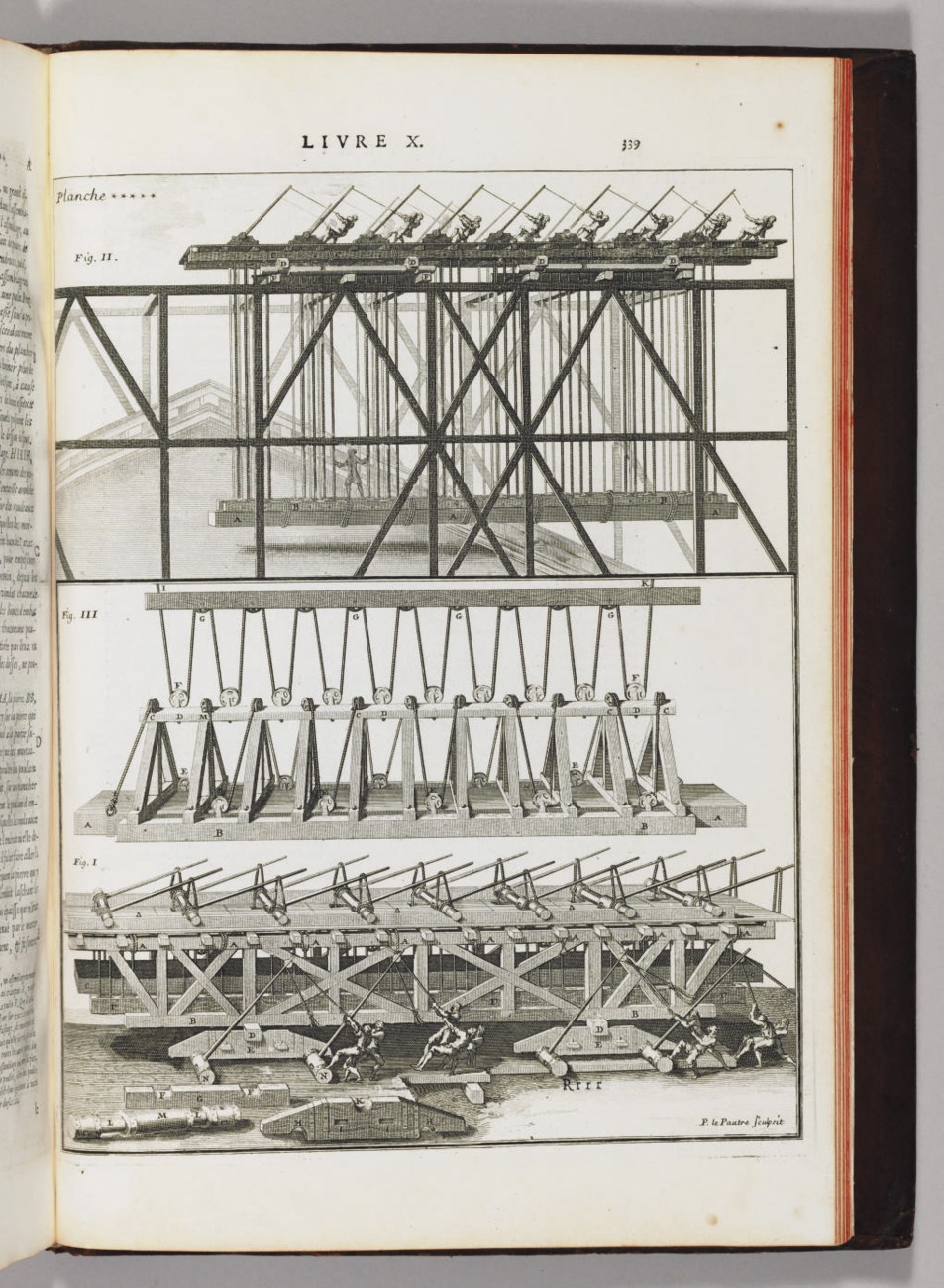 VITRUVIUS POLLIO, Marcus. Les dix livres d'architecture de Vitruve ...