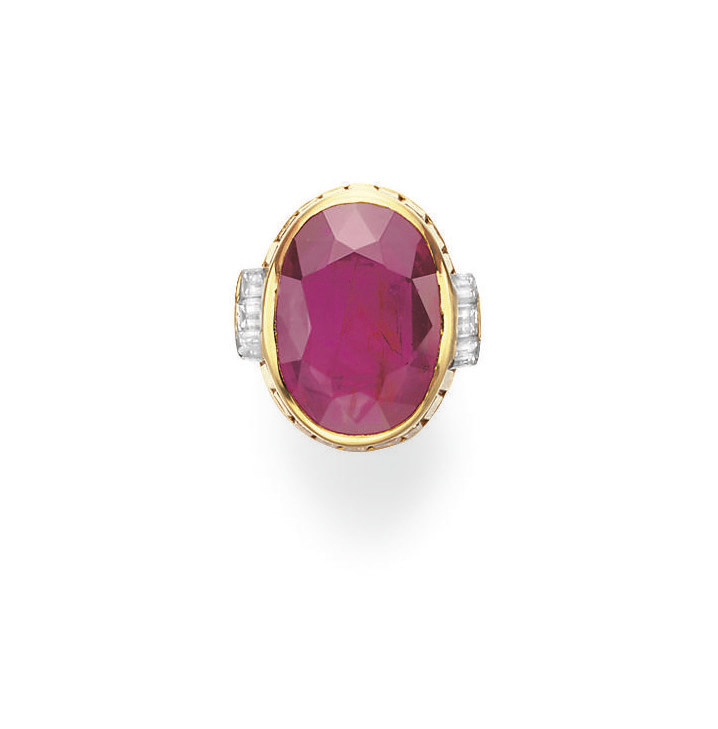A RUBY AND DIAMOND BRACELET, BY ALETTO BROTHERS | Christie's