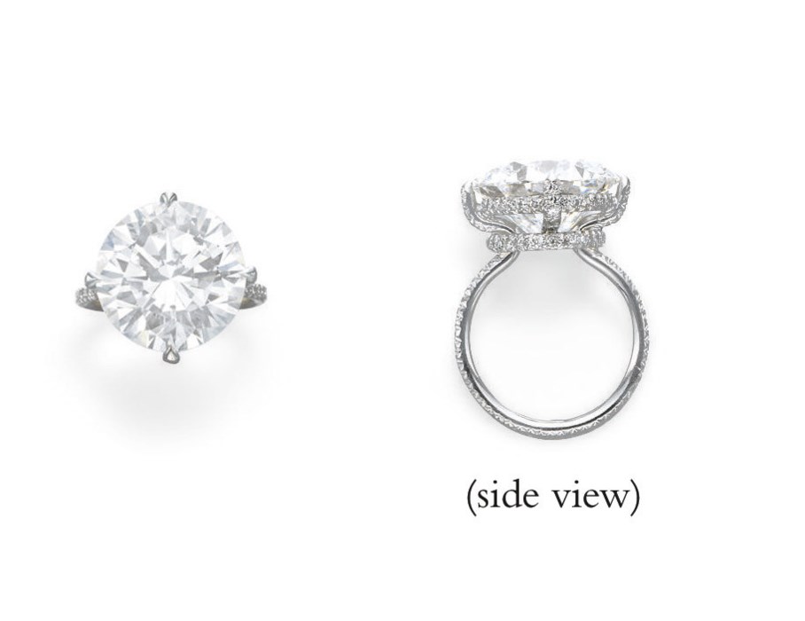 AN ELEGANT DIAMOND "THREAD" RING, BY JAR | Christie's