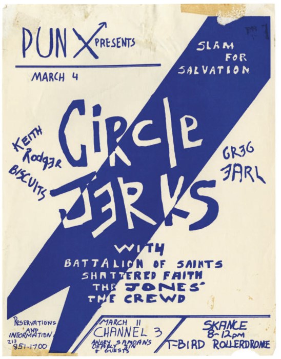 Los Angeles Punk Flyers | Christie's