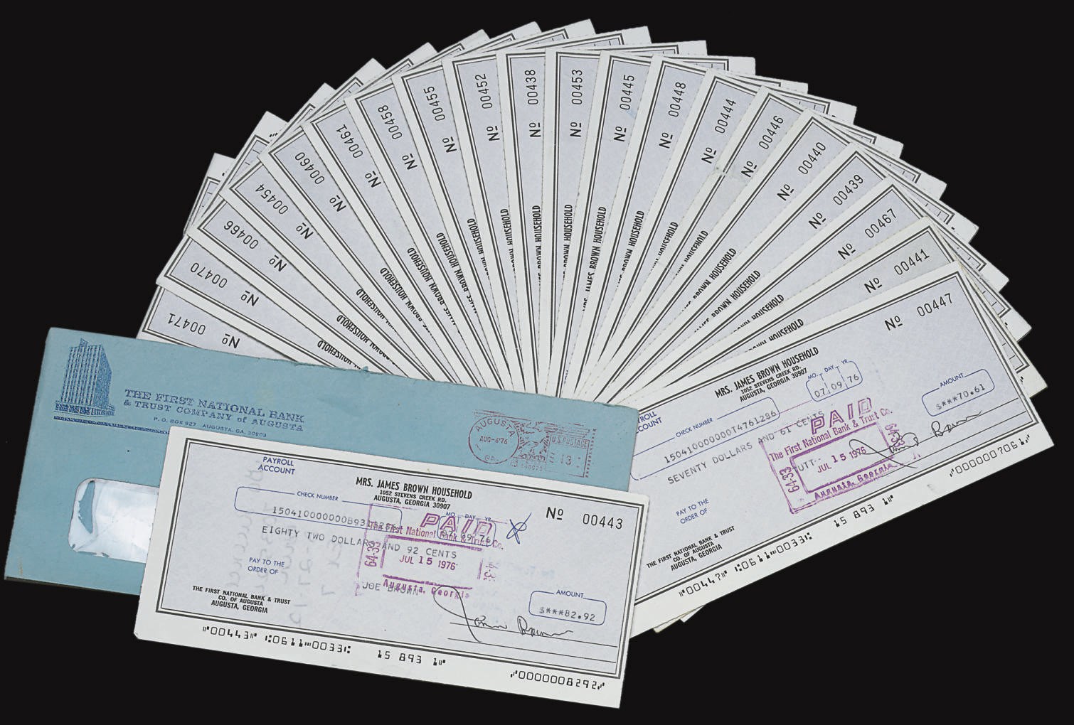 Cancelled Checks | Christie's