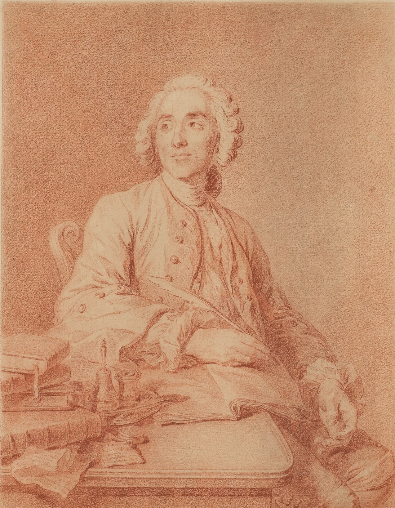 JEAN-BAPTISTE MASSE (PARIS 1687-1767) , Portrait presumé de Monsieur ...