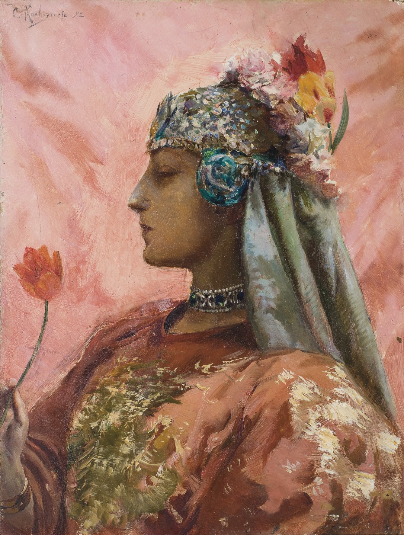 GEORGES ANTOINE ROCHEGROSSE (VERSAILLES 1859 - 1938 AL-BIAR ...