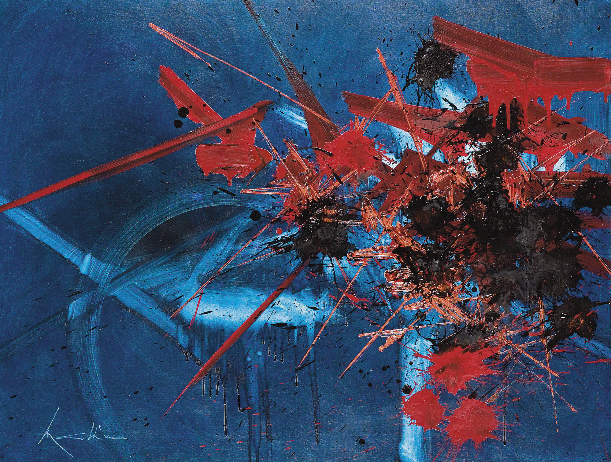 GEORGES MATHIEU (NE EN 1921) , Reflets impatients | Christie's