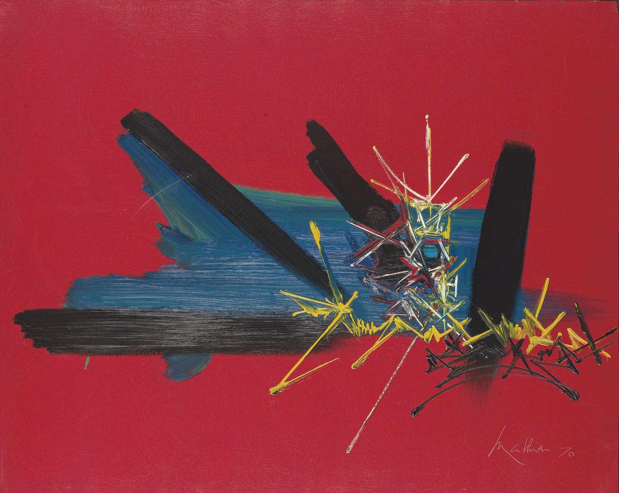 GEORGES MATHIEU (NE EN 1921) , Agra | Christie's