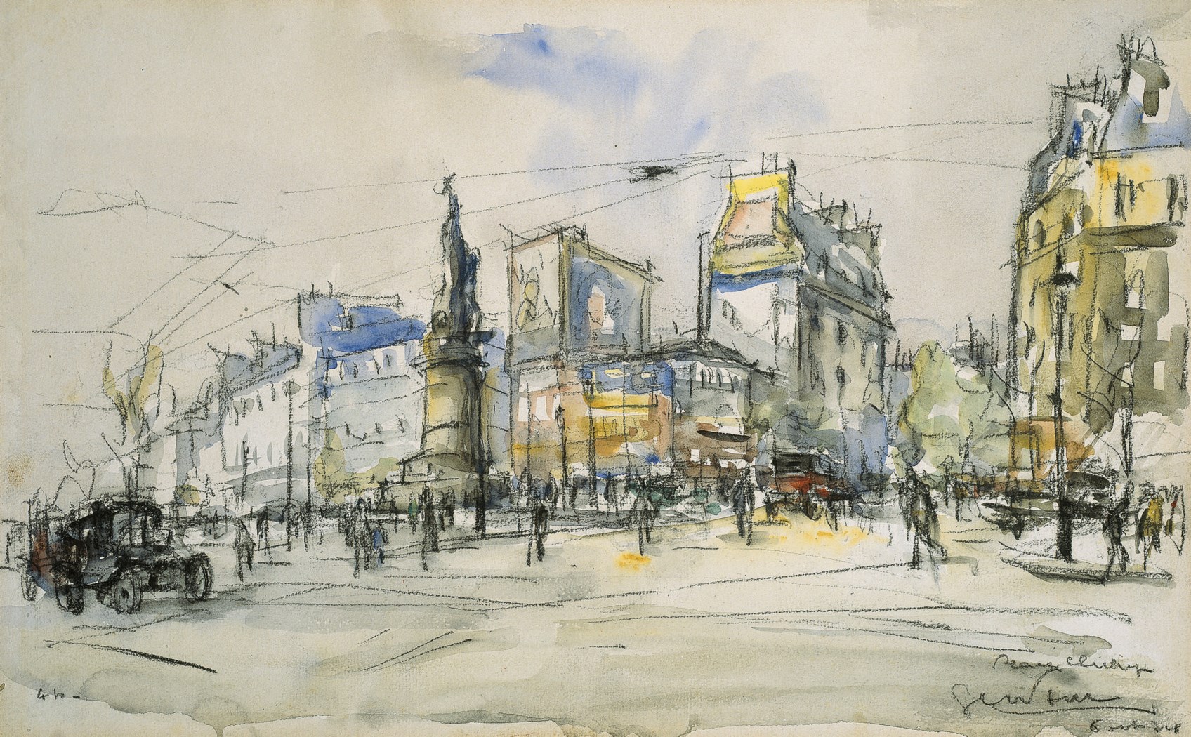 GEN PAUL (1895-1975) , La Place Clichy | Christie's