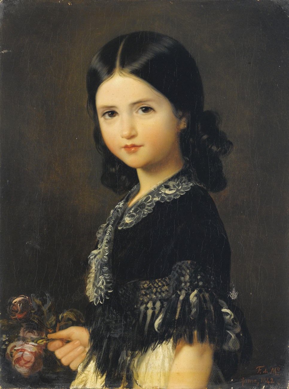 Federico de Madrazo y Kuntz (Roma 1815-1894 Madrid) , Ritratto di ...