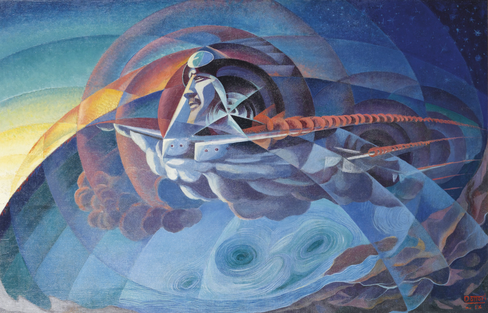 Gerardo Dottori (1884-1977) , Trasvolatore | Christie's