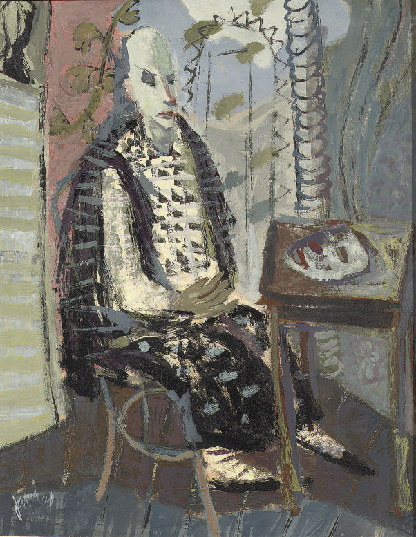 Jan van Heel (1898-1991) , Clown zittend: a clown | Christie's
