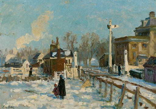 Edward le Bas, R.A. (1904-1966) , The Station | Christie's