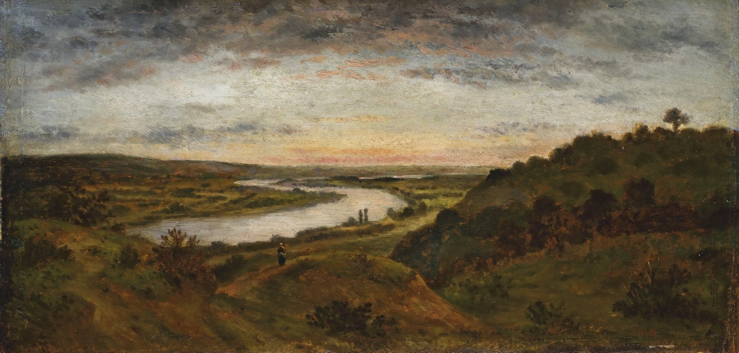Théodore Rousseau (French, 1812-1867) , La Valleé de la Seine: The ...