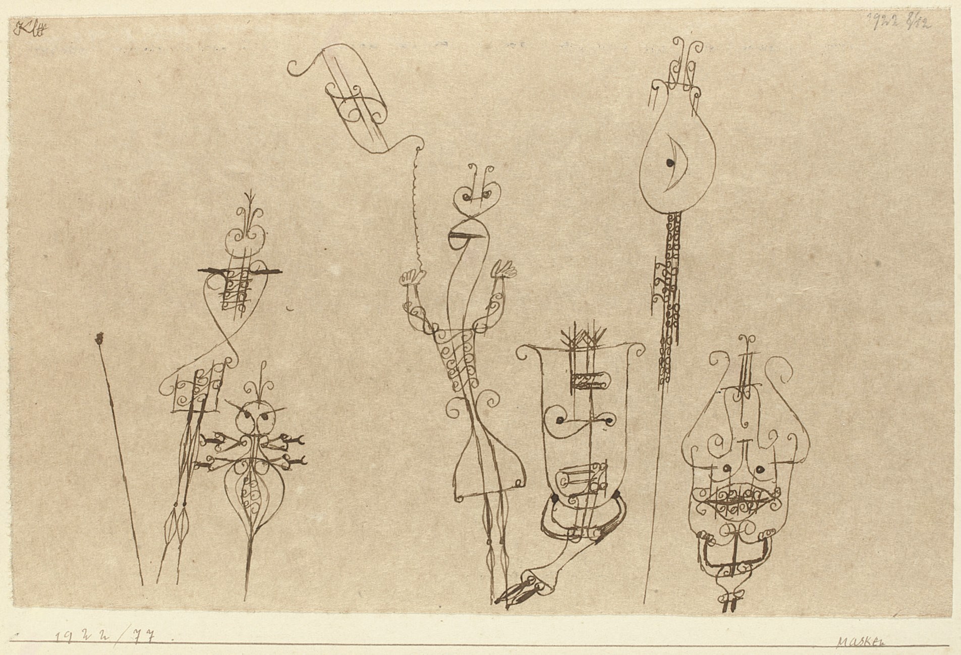 Paul Klee (1879-1940) , Masken | Christie's
