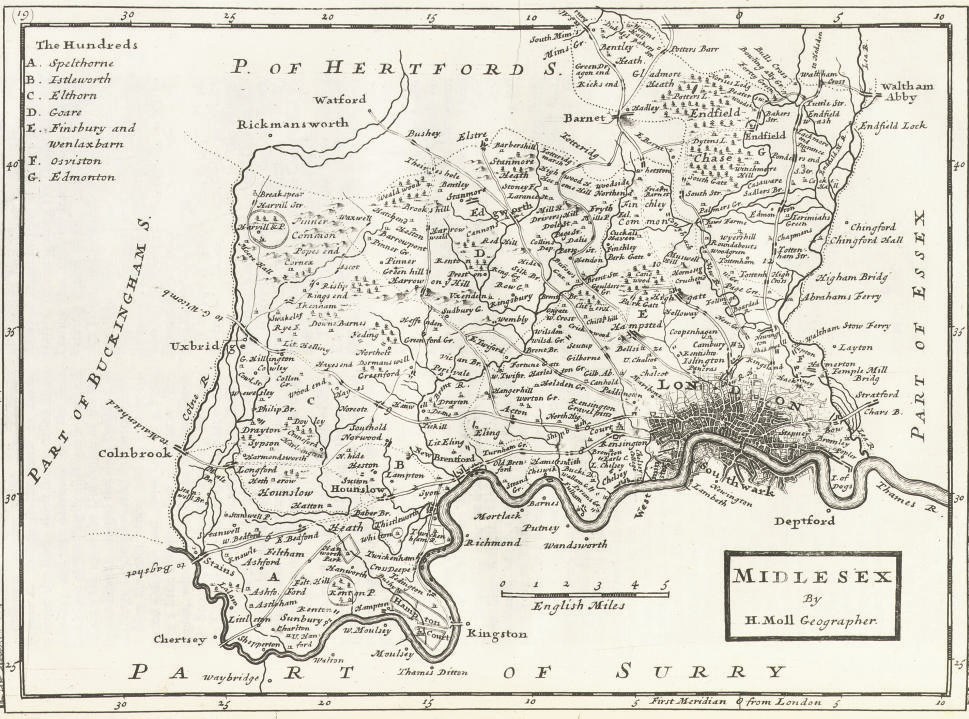 MOLL, Herman (d. 1732). A New Description of England and Wales, With ...
