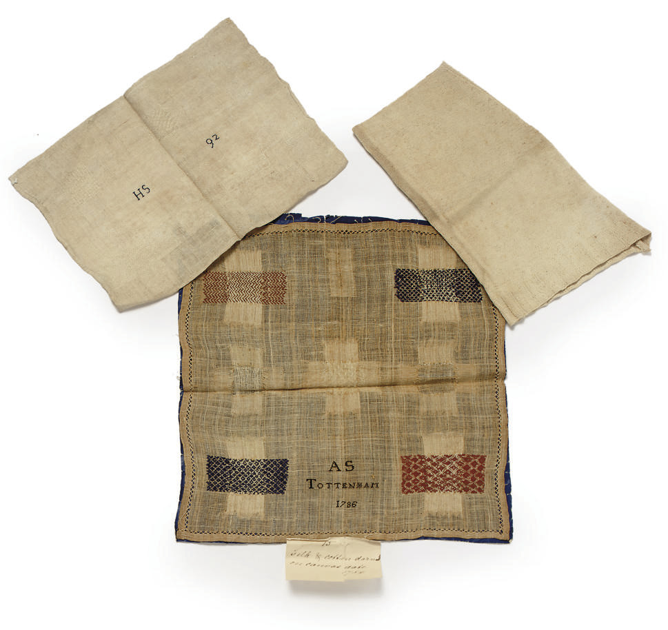 A COLLECTION OF SUN BONNETS AND A QUAKER APRON