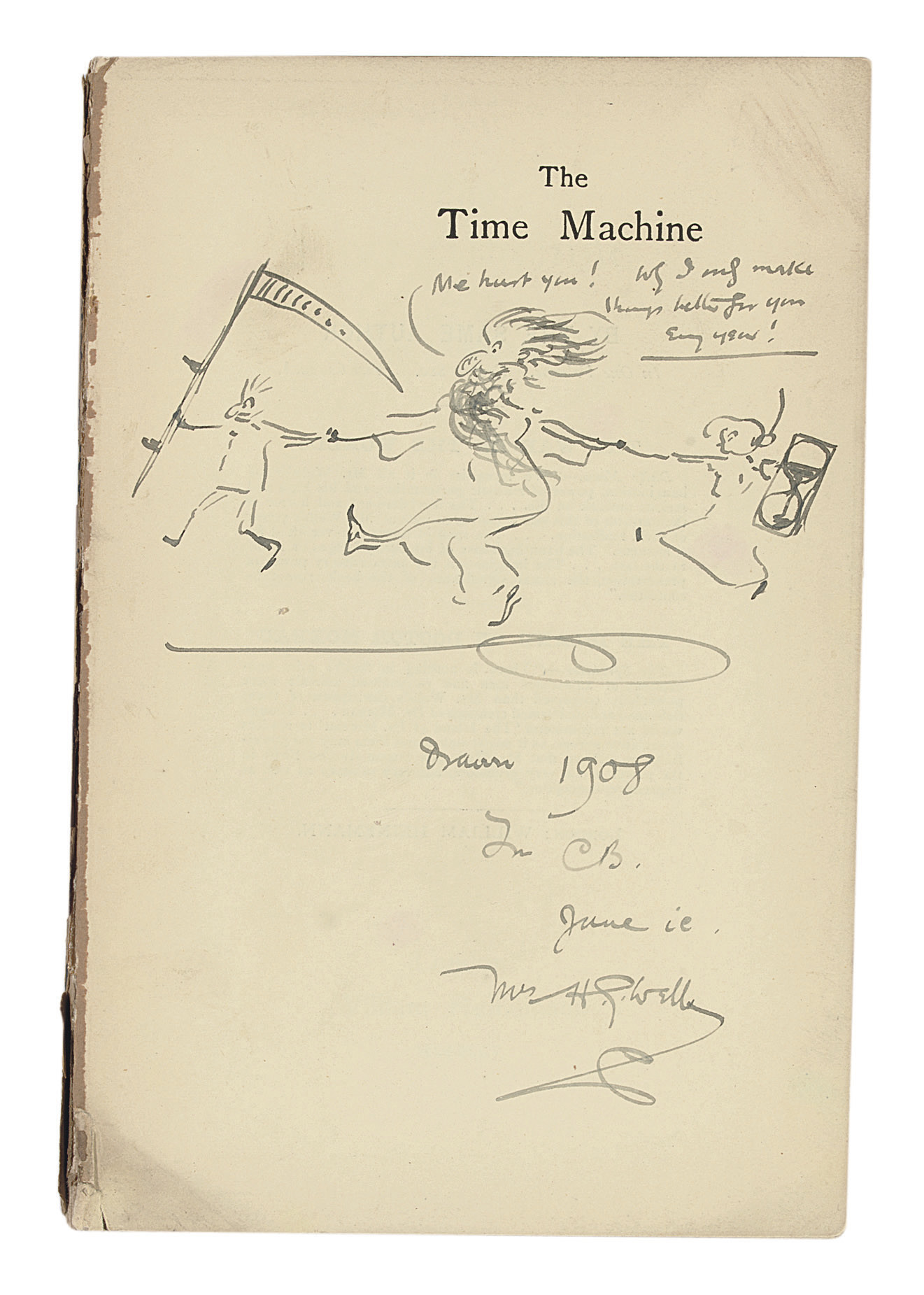 WELLS, H.G. (1866-1946). The Time Machine. An Invention. Popular ...