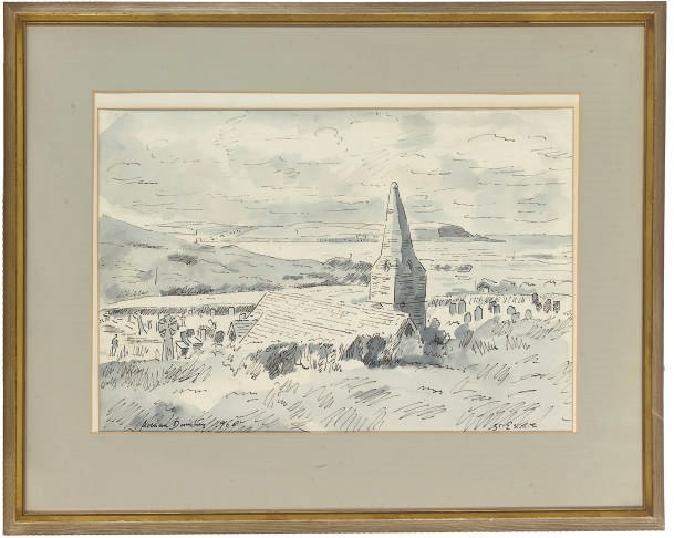 Adrian Daintrey (1902-1988) , St. Enoder, Cornwall; and An Italian ...