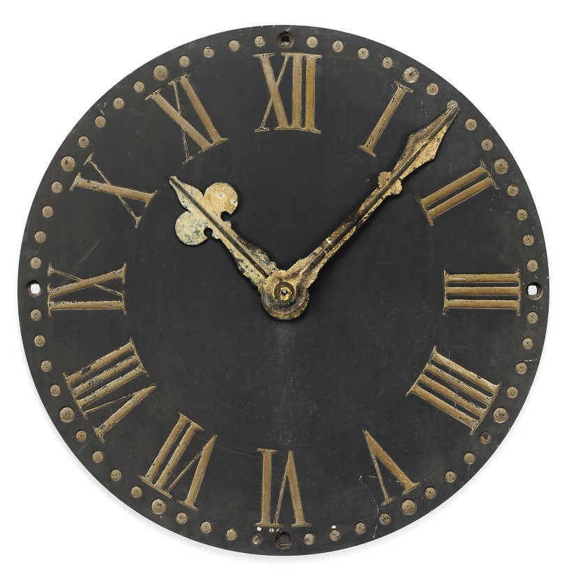 A VICTORIAN SLATE CLOCK FACE , 19TH CENTURY | Christie's