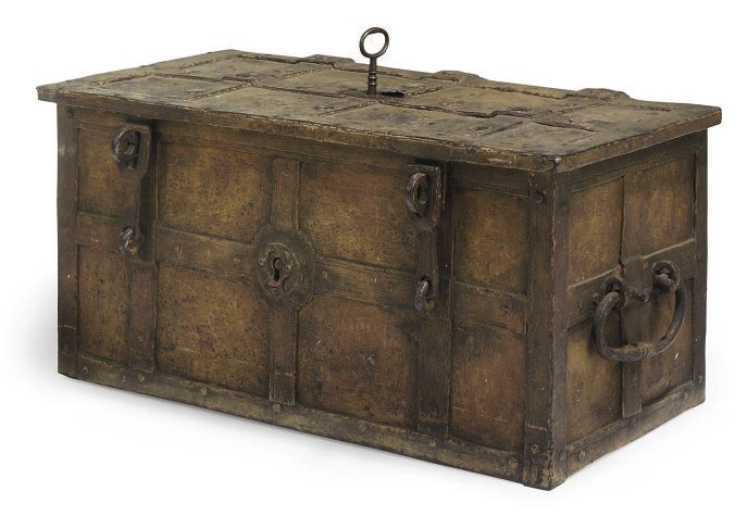 A GERMAN IRON 'ARMADA' CHEST , 17TH CENTURY | Christie's