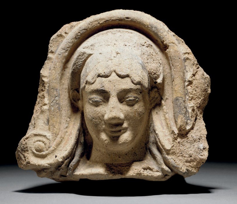AN ETRUSCAN TERRACOTTA ANTEFIX , CIRCA 6TH CENTURY B.C. | Christie's