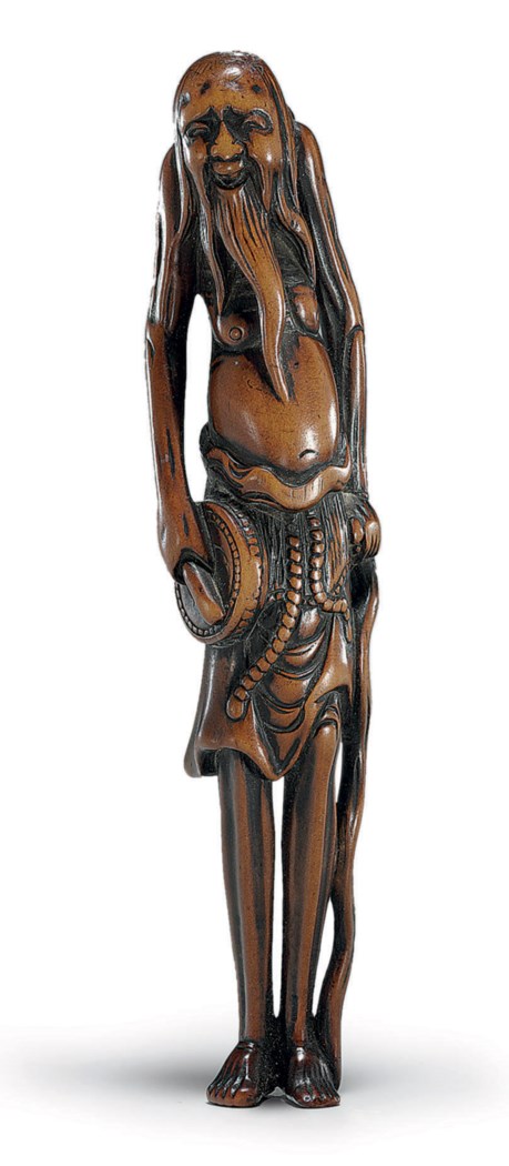 A Fine Wood Netsuke , EDO PERIOD (18TH CENTURY) | Christie's